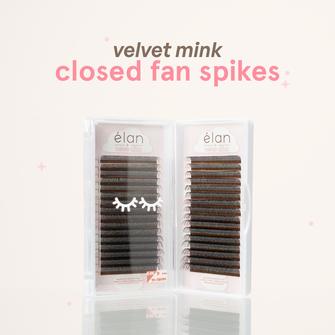 CLOSED FAN spikes – elan beaute texas storefront